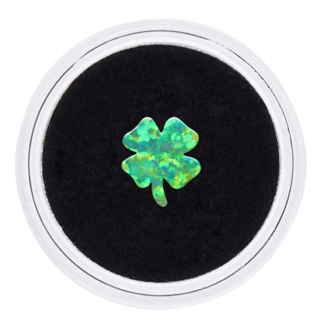 Four Leaf Clover Kyocera Bello Opal Tooth Gems - DENTLUXE – Dentluxe