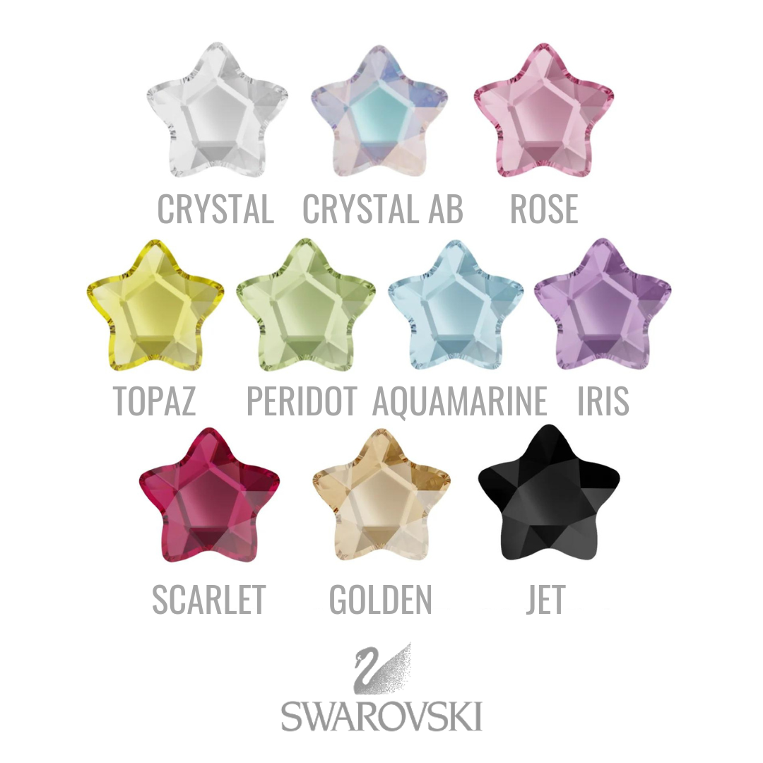 Swarovski Shapes Crystals Heart Tooth Gems - Dentluxe