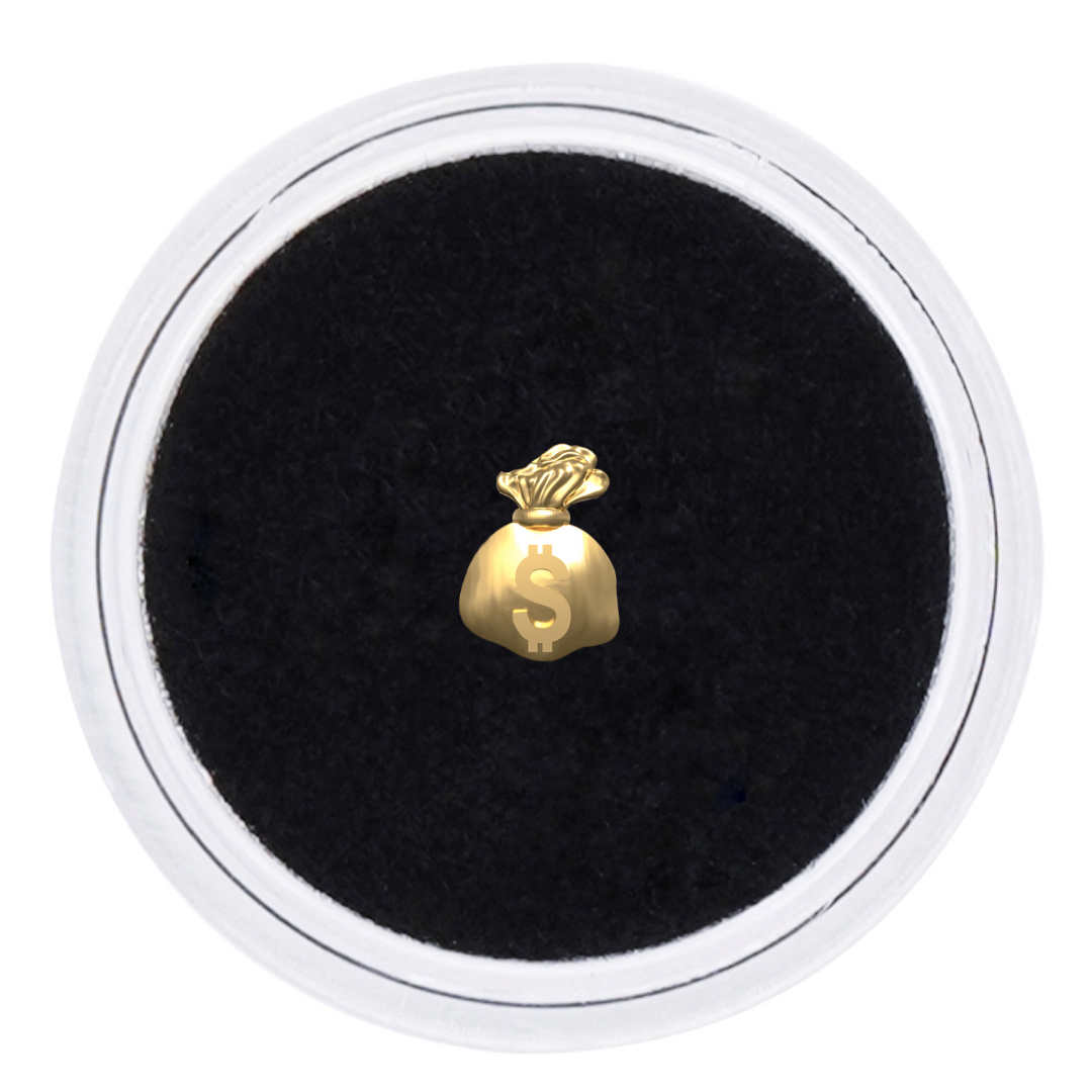 18k Gold Tooth Gems MONEY BAG - Dentluxe