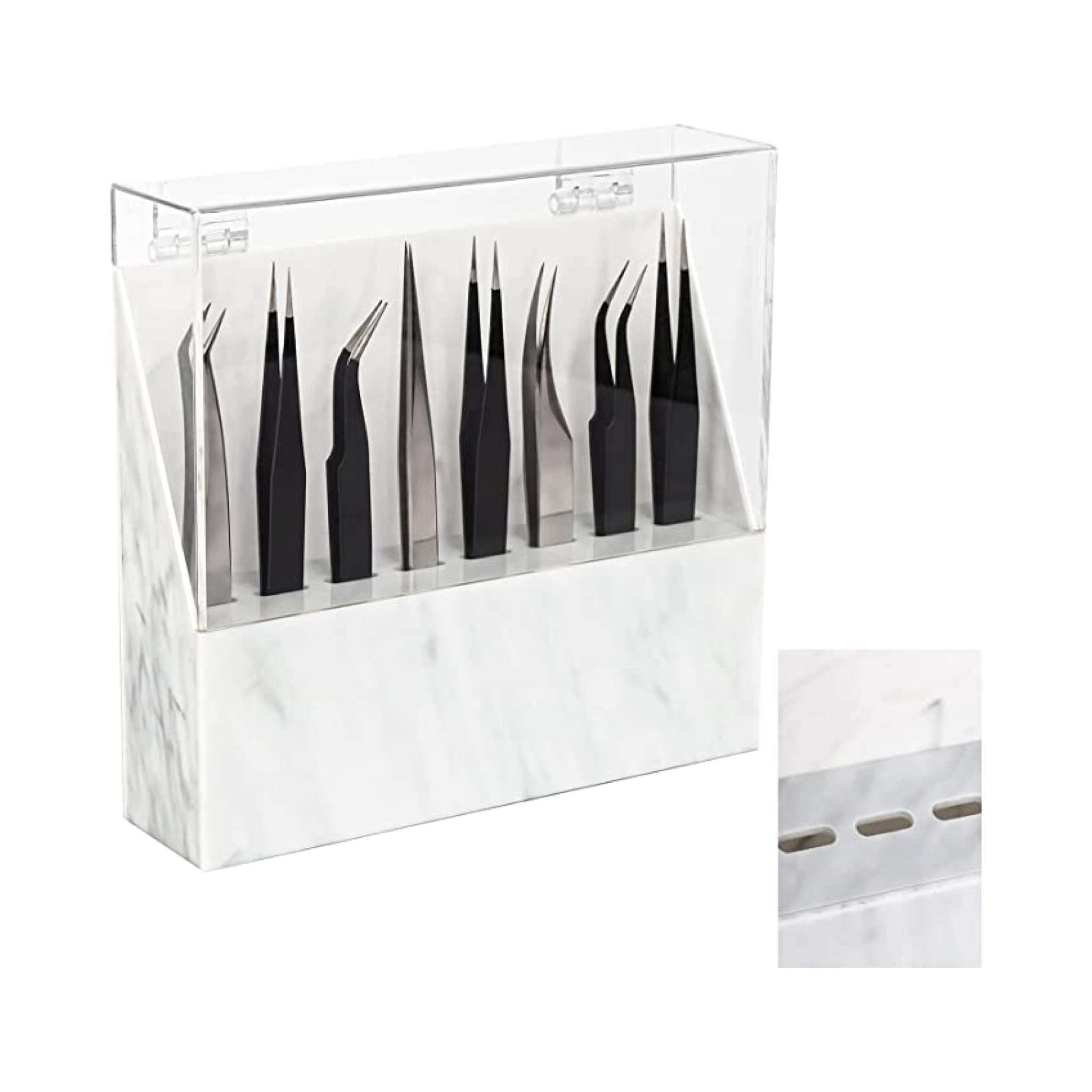 Acrylic 8 Slot Tweezer Holder - Eyelash Supplies - Dentluxe